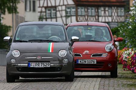 Fiat 500 vs. Nissan Micra