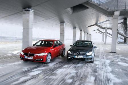 BMW 335i und Mercedes C 350 im Test