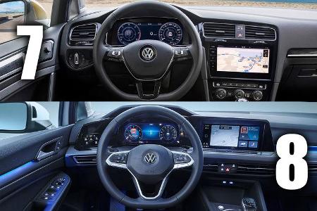 VW Golf 8 (2020) - Bedienkonzept