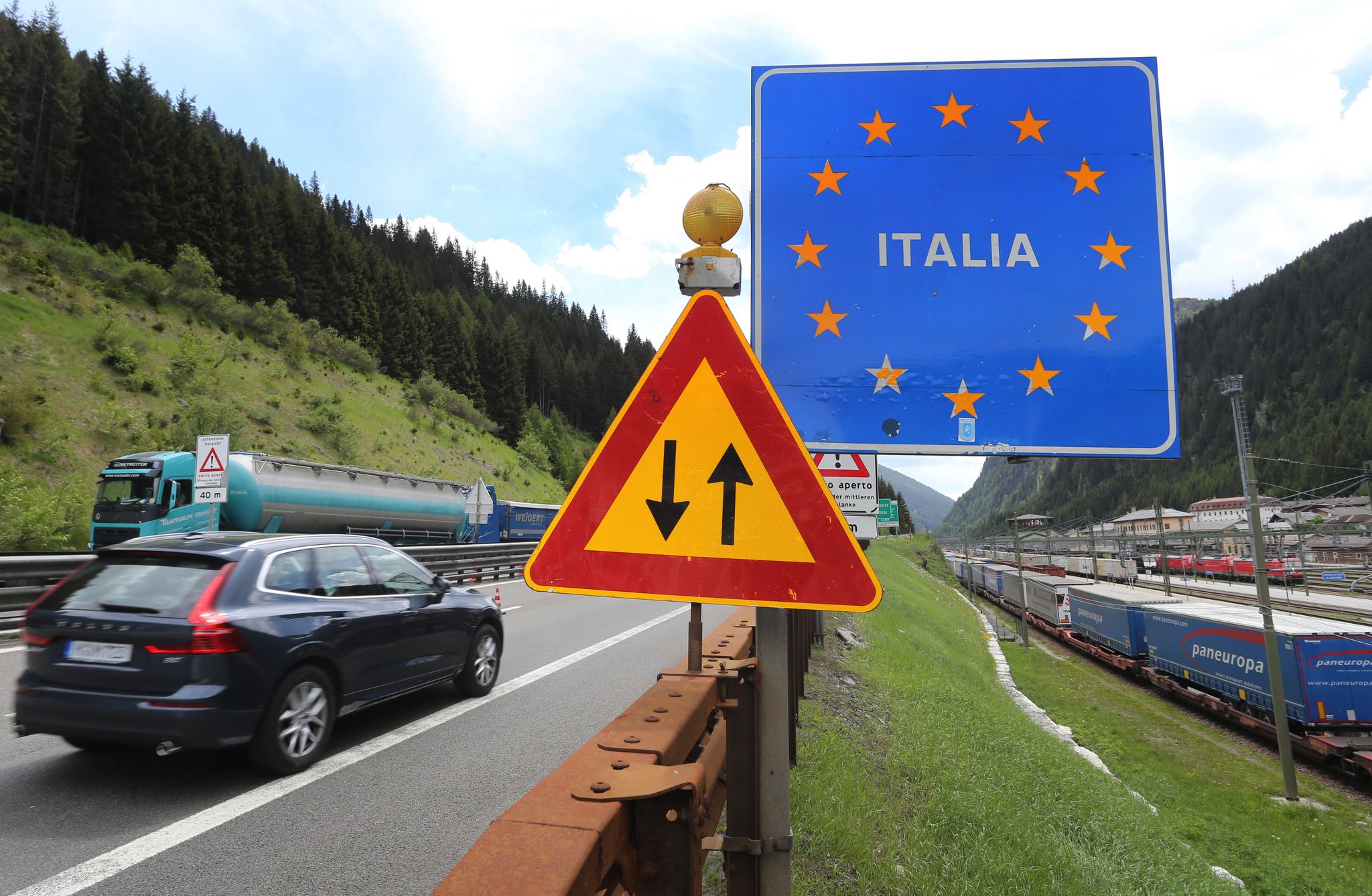 Luxus Italien Maut Autobahn Ebenbild