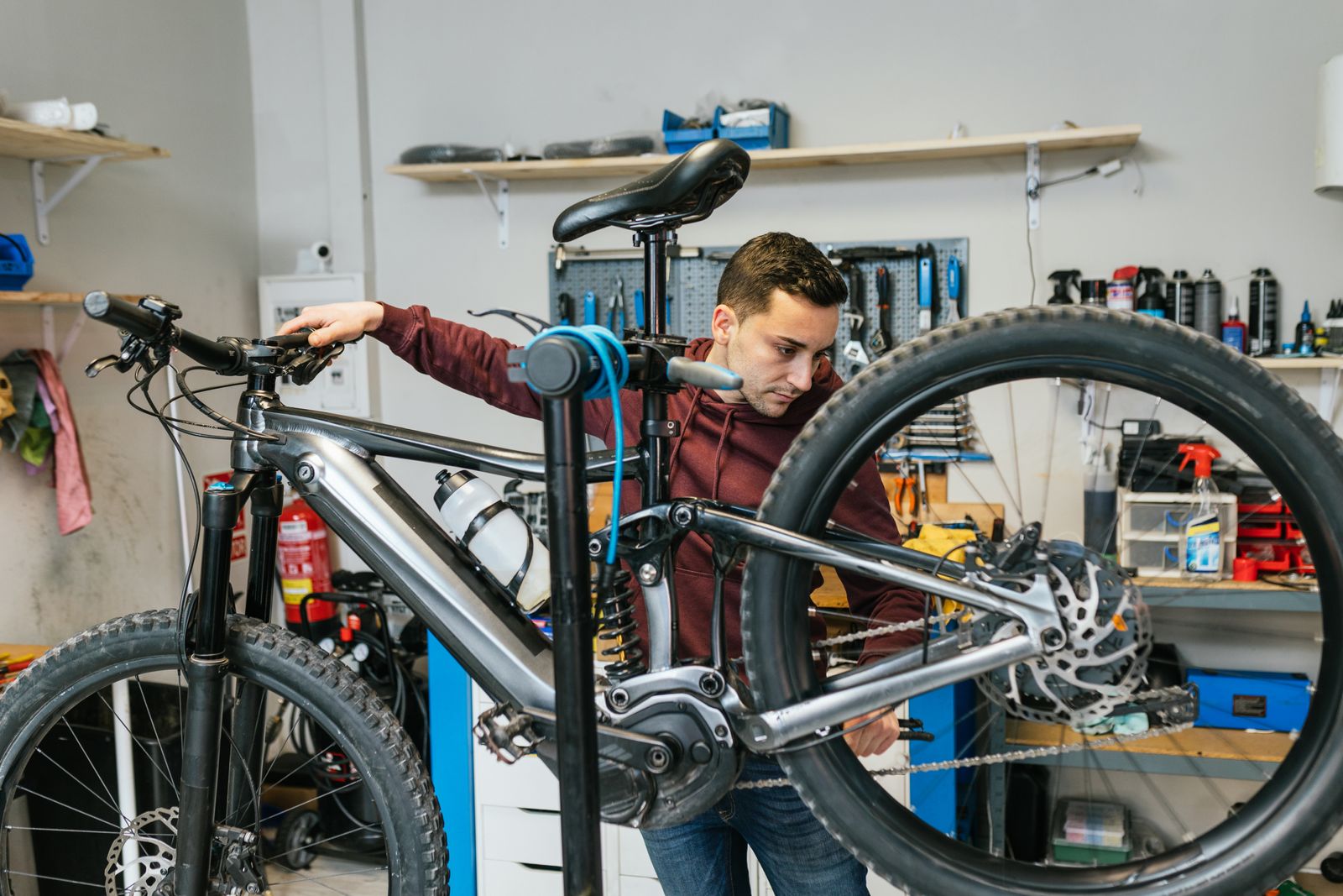 Schone Fahrrad Reparatur In Der Nahe Bildernull