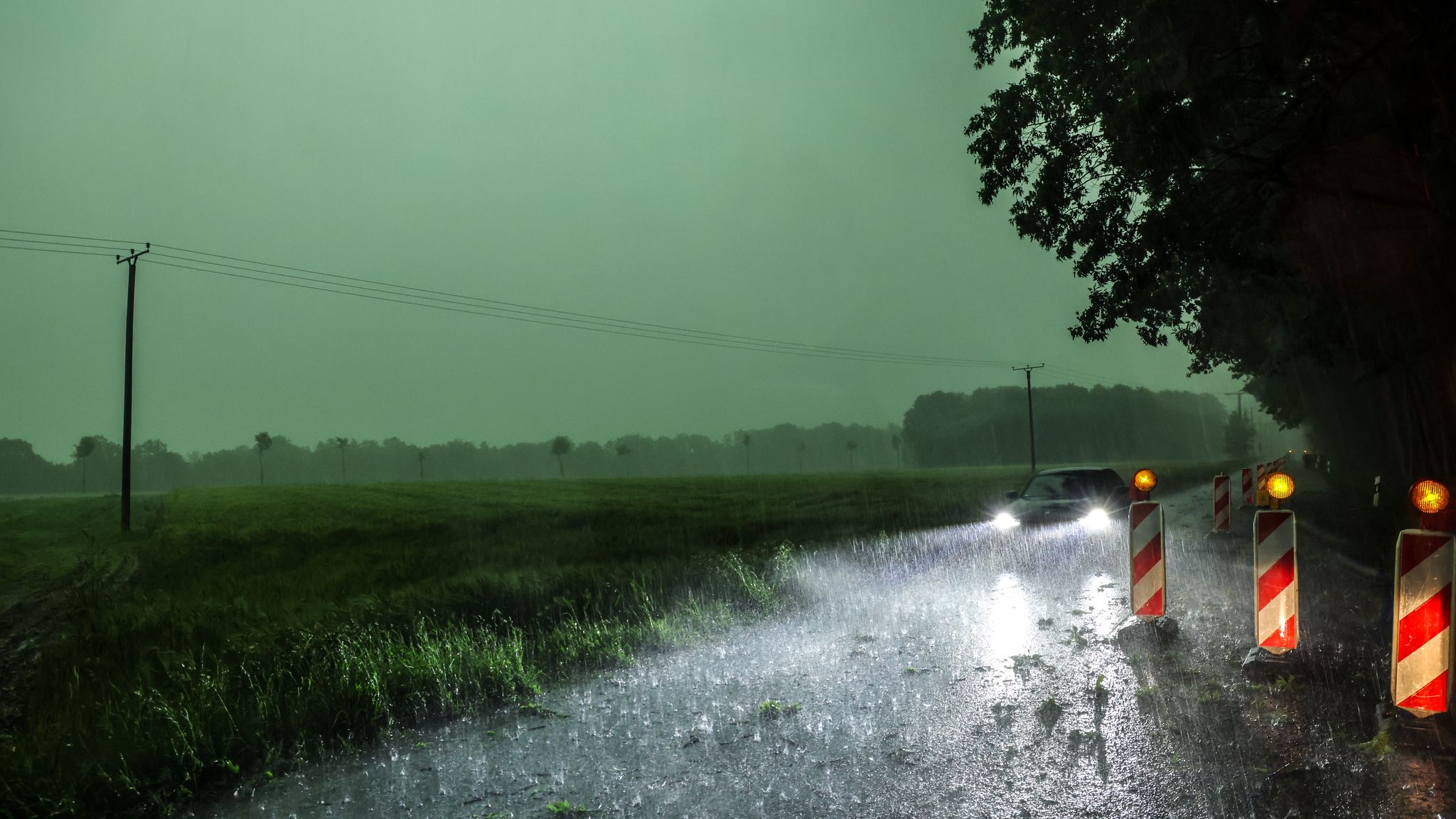 Unwetter wütet im Westen Deutschlands